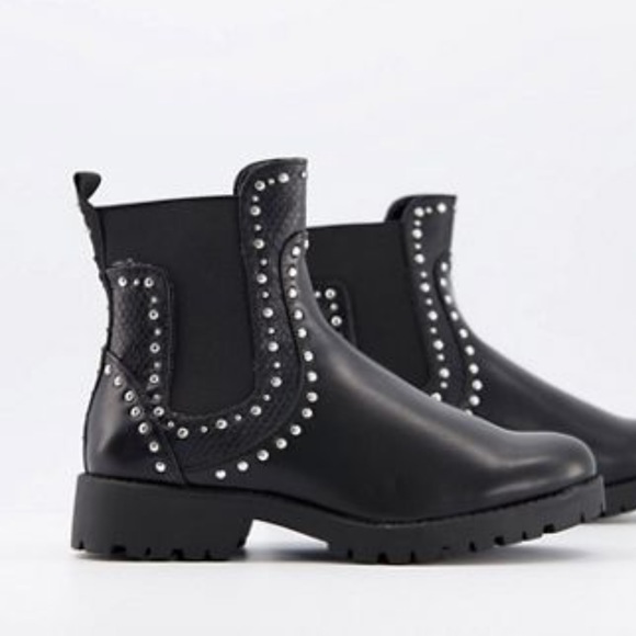 Truffle Collection | Shoes | Truffle Collection Studded Ankle Boots In ...
